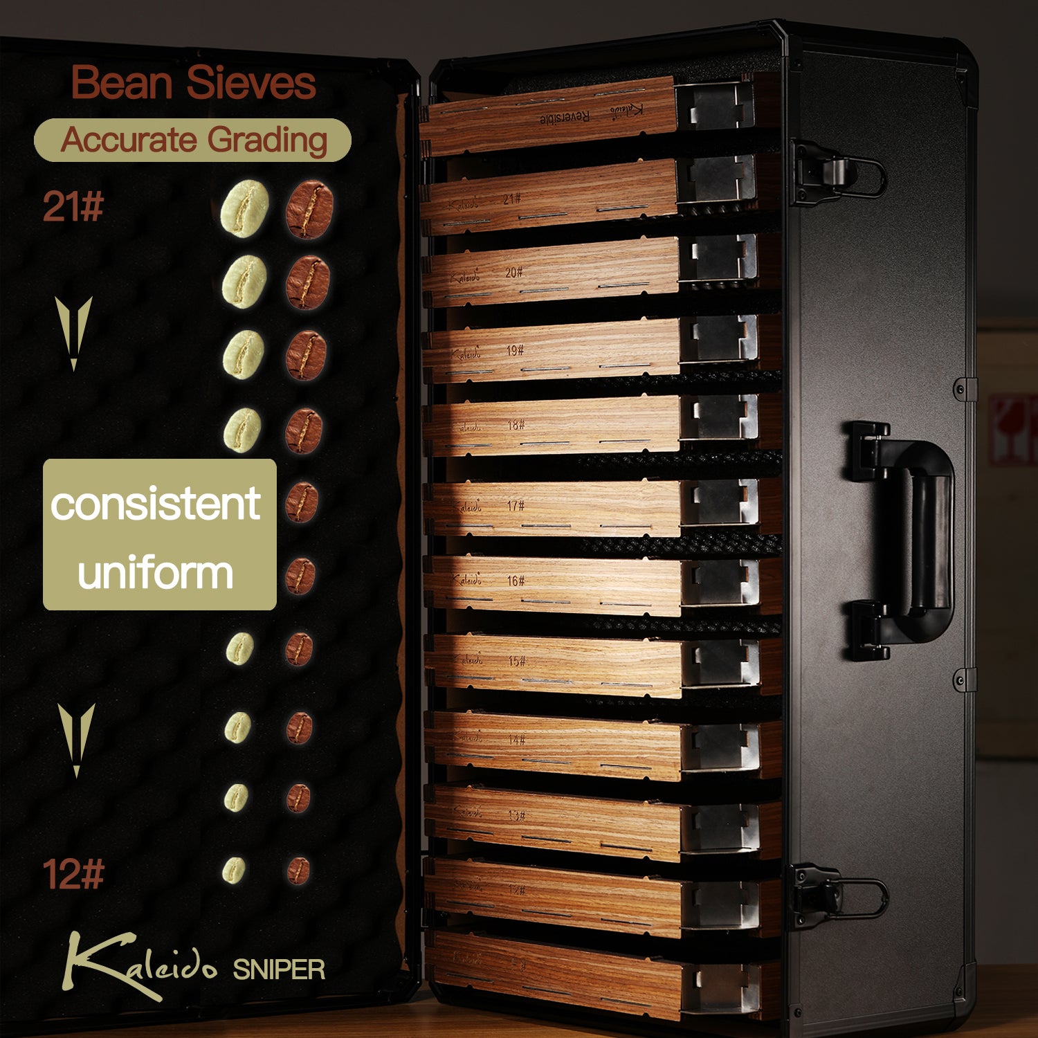 Kaleido 10th Grade Coffee Bean Sieves – Kaleido Sniper